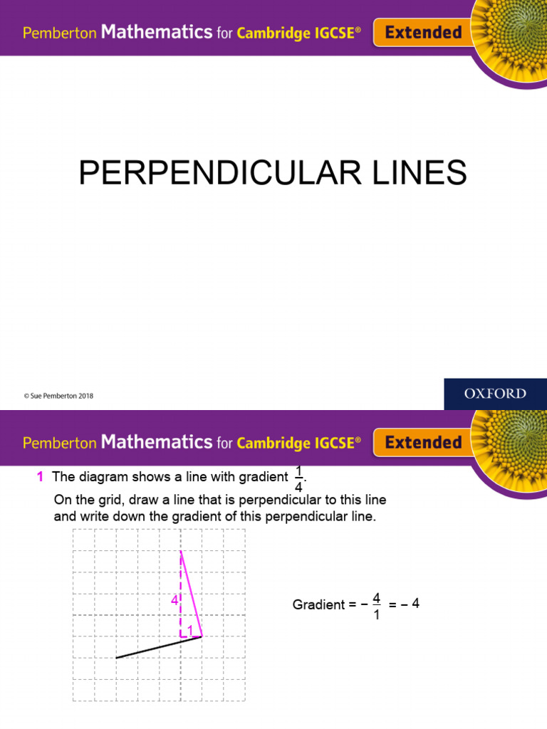 Perpendicular Lines | PDF | Perpendicular | Geometry