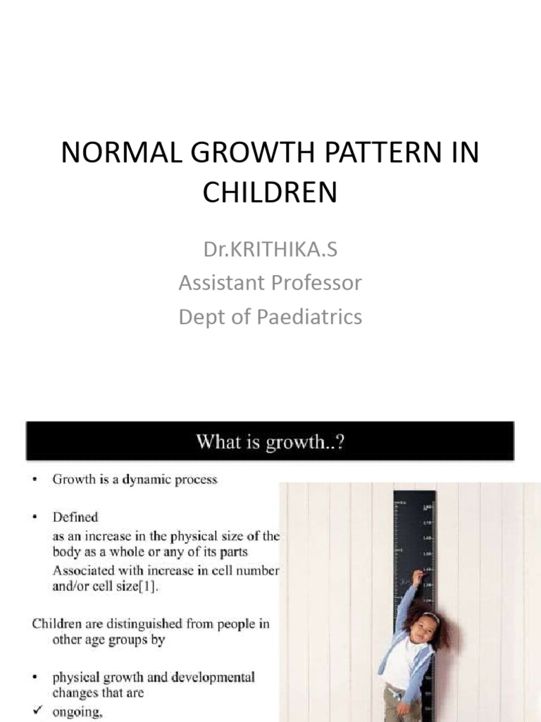 Normal Growth Patterns in Children | PDF