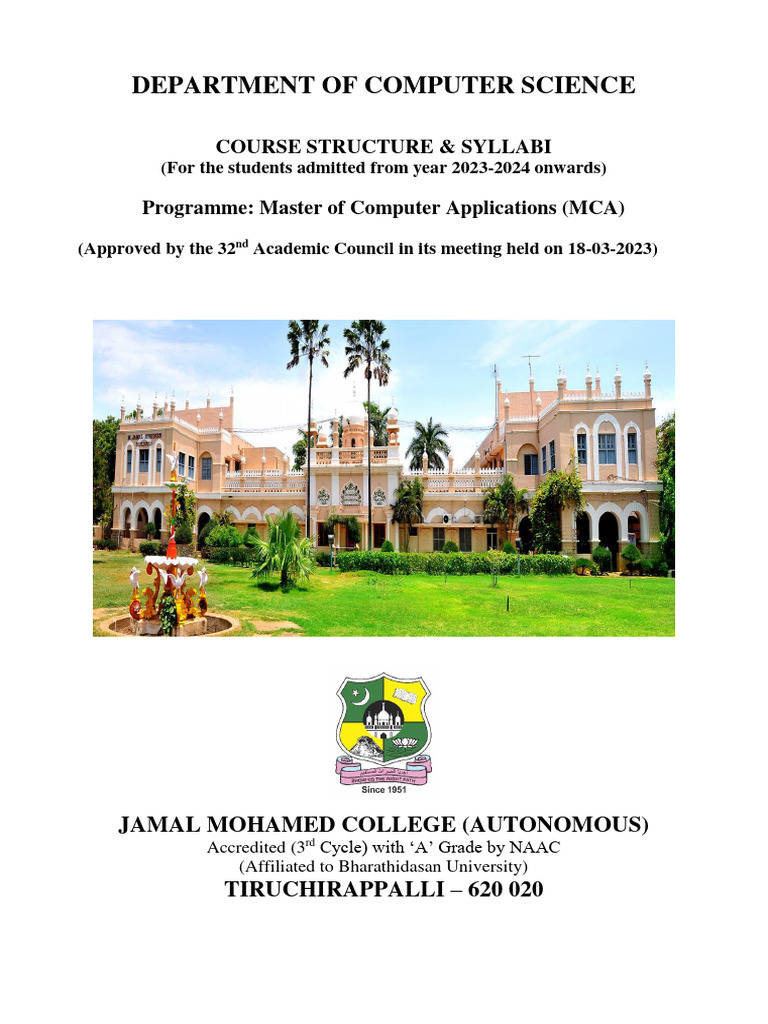 Mca 23 24 | PDF | Method (Computer Programming) | Computing