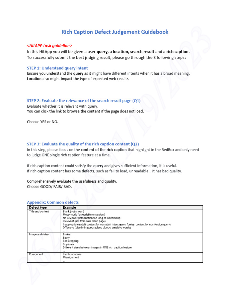 Rich Caption Defect | PDF | Computing