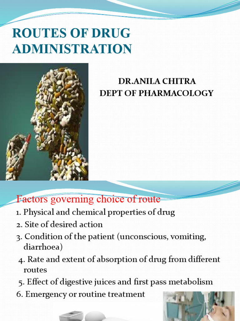 2.routes of Drug Administration-I | PDF | Intravenous Therapy ...
