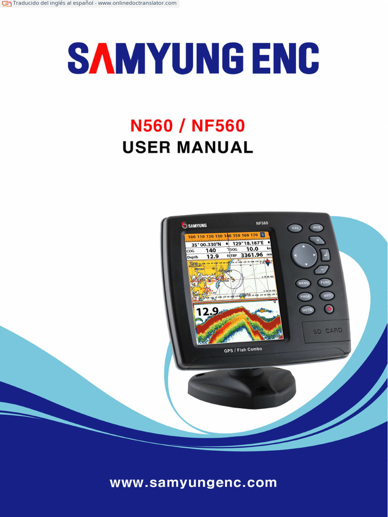 Samyung_N560_NF560_User_manual.en.es | PDF | Sistema de Posicionamiento Global | Radio