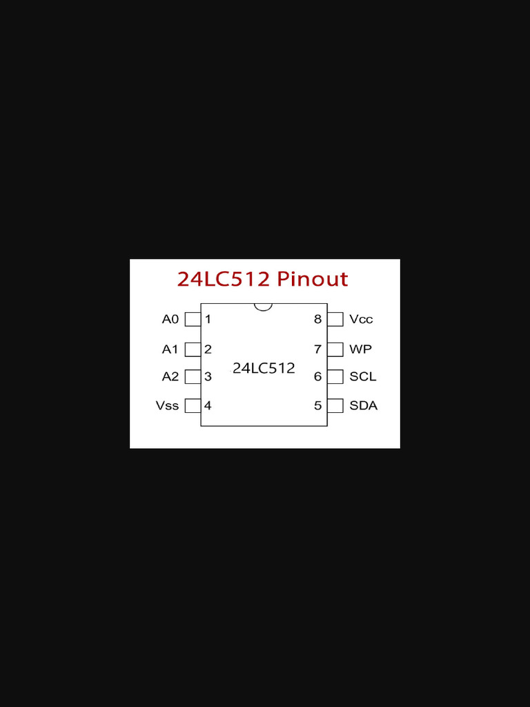 24LC512 Pinout | PDF
