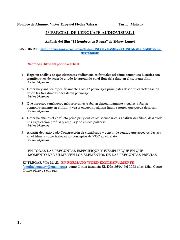 2° PARCIAL DE LENGUAJE AUDIOVISUAL I-Domiciliario-1º Cuatr. 2022-Victor Ezequiel Fleitas Salazar ...