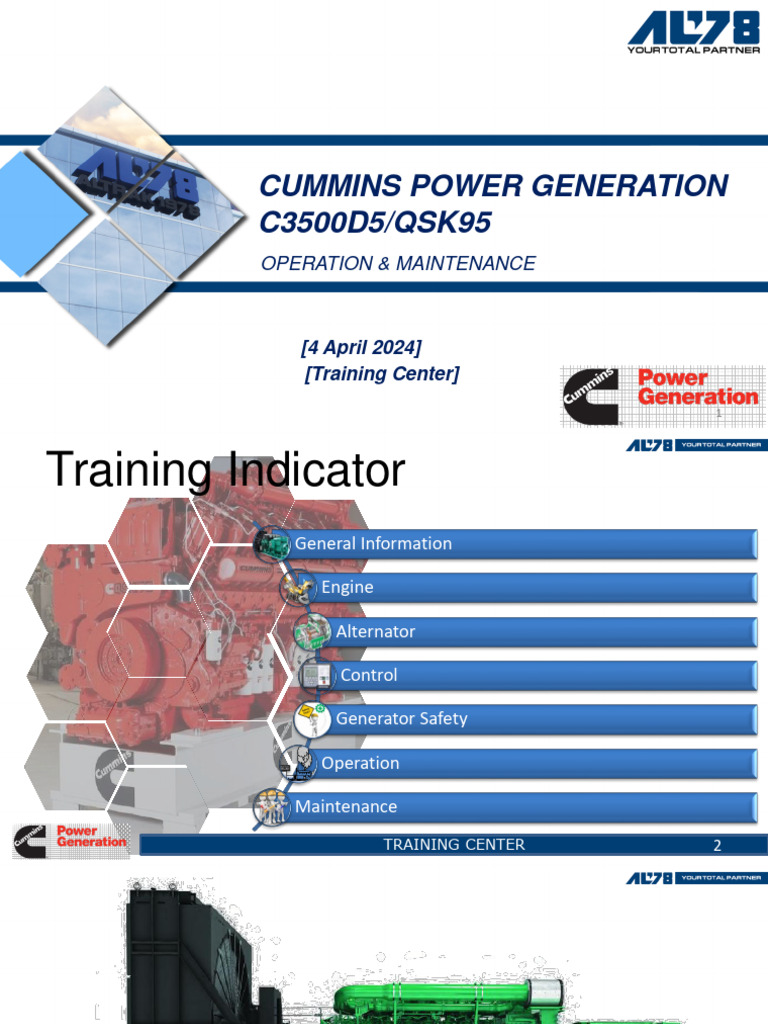 Cummins QSK95 Operation & Maintenance Guide | PDF | Thermostat | Pump