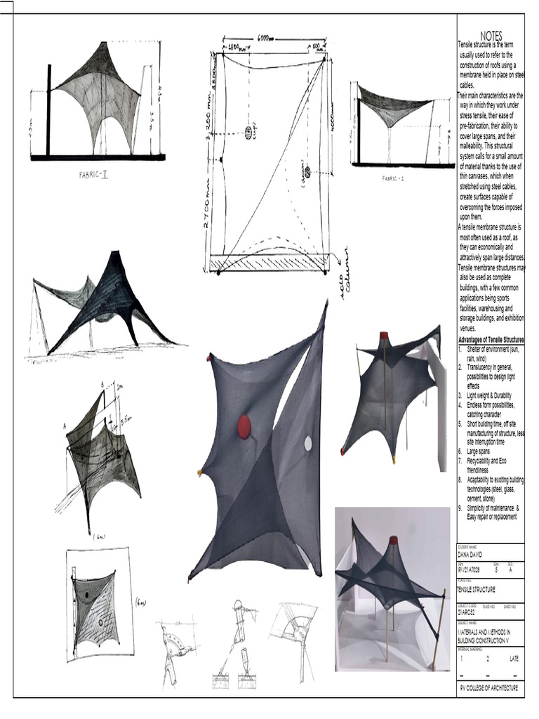 mmbc sem 5-TENSILE STRUCTURES | PDF