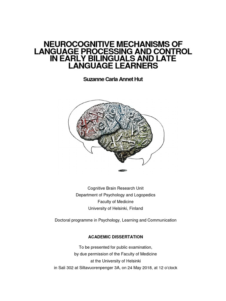 Neurocognitive Mechanisms | PDF | Multilingualism | Second Language