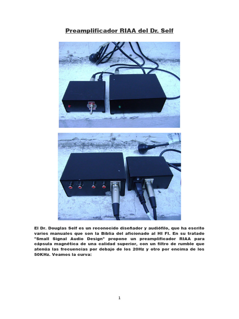 Preamplificador RIAA Del DR Douglas Self | PDF
