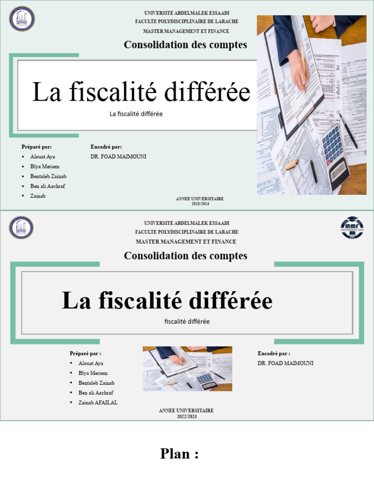 Fiscalité Différée : Concepts Clés | PDF | Comptabilité | Normes ...