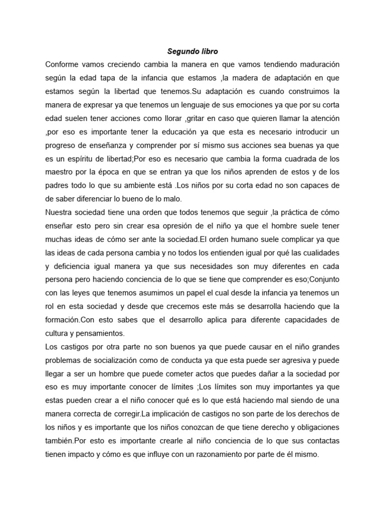 Segundo Libro de Emilio | PDF | Razón | Comportamiento