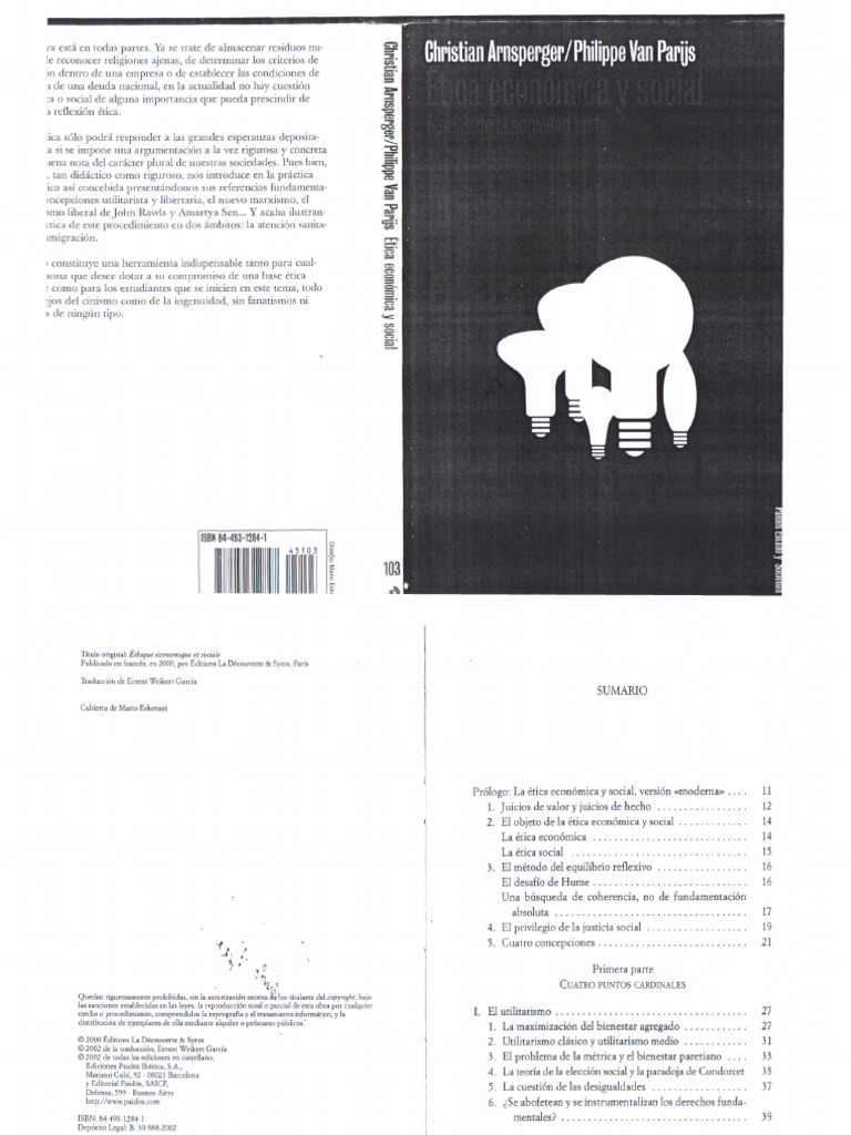 Arnsperger y Van Parijs 2002 | PDF | David Hume | Educación en artes ...