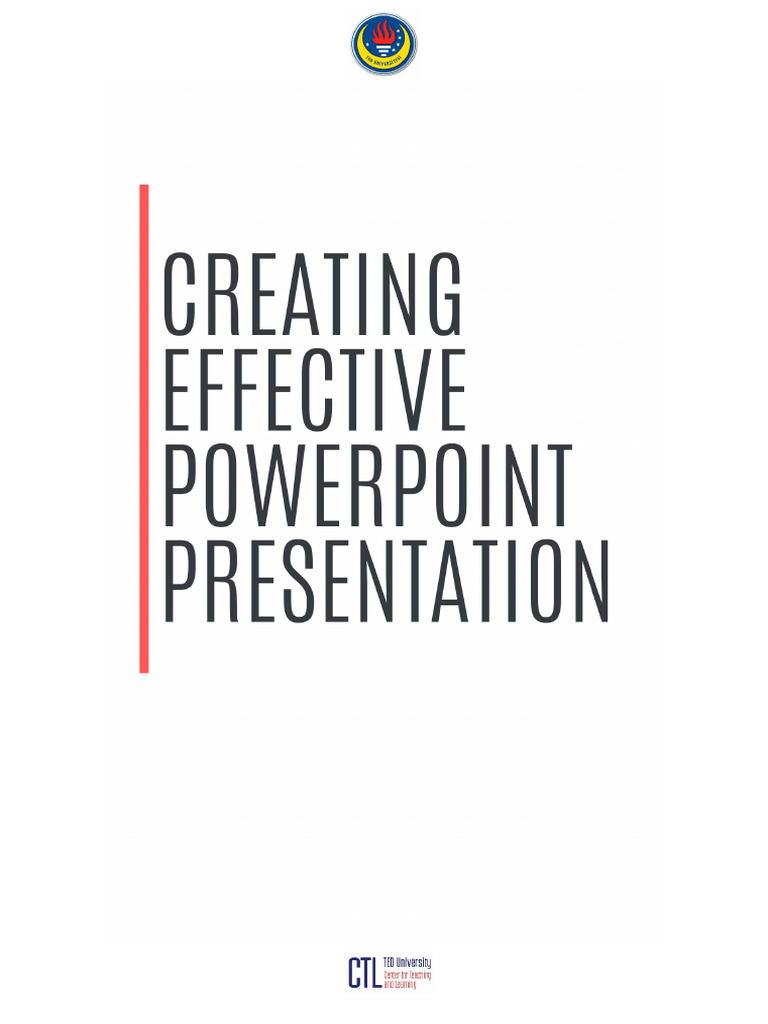 Creating Effective Powerpoint Presentation | PDF | Typefaces | Microsoft Power Point
