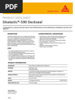 Sikalastic®-590: Product Data Sheet | PDF | Concrete | Roof