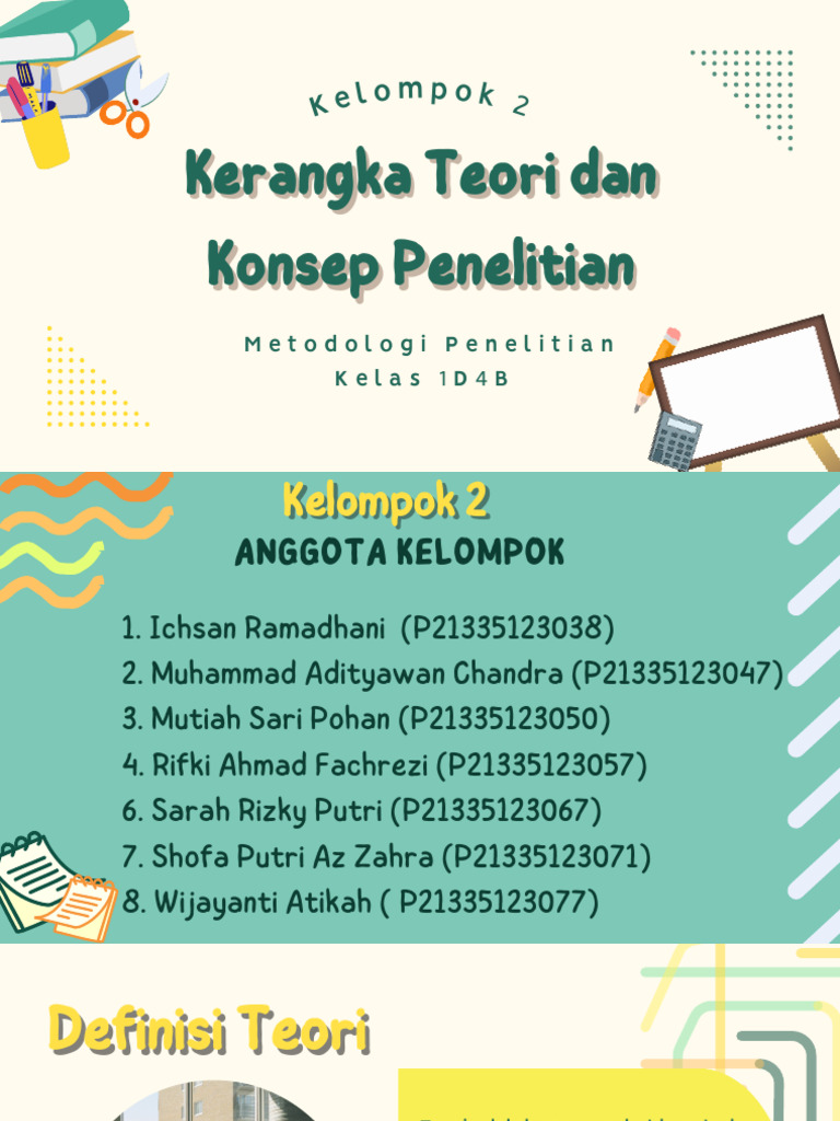 KEL 2 - PPT KERANGKA Teori | PDF