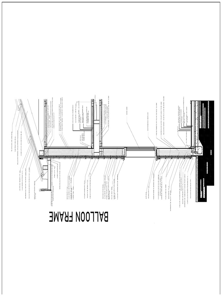 Ballon Frame | Descargar gratis PDF | Techo | Enmarcado (Construcción)
