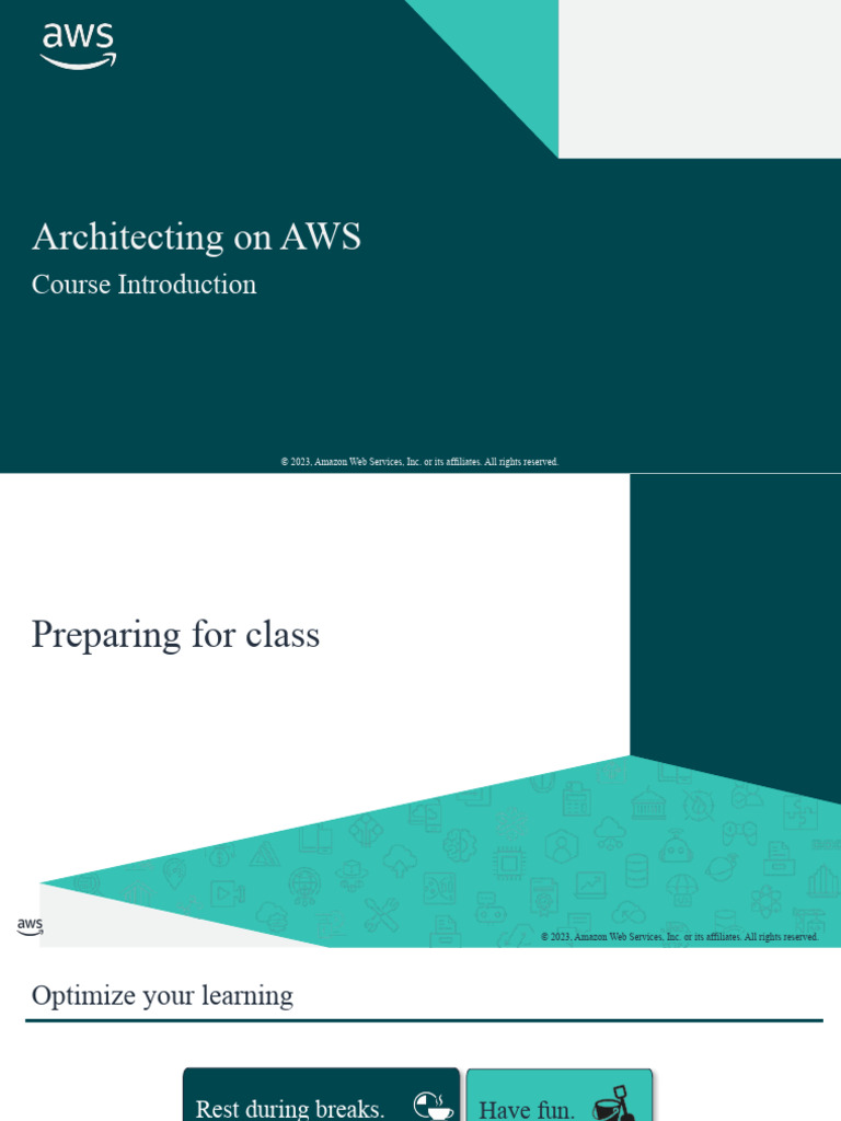 Mod 0 Architecting On AWS Introduction - InstructorDeck | PDF | Amazon Web Services | World Wide Web