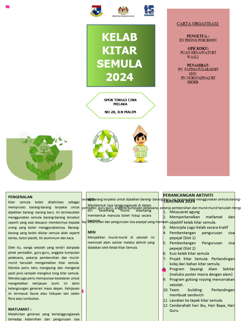 brosur kelab kitar semula | PDF