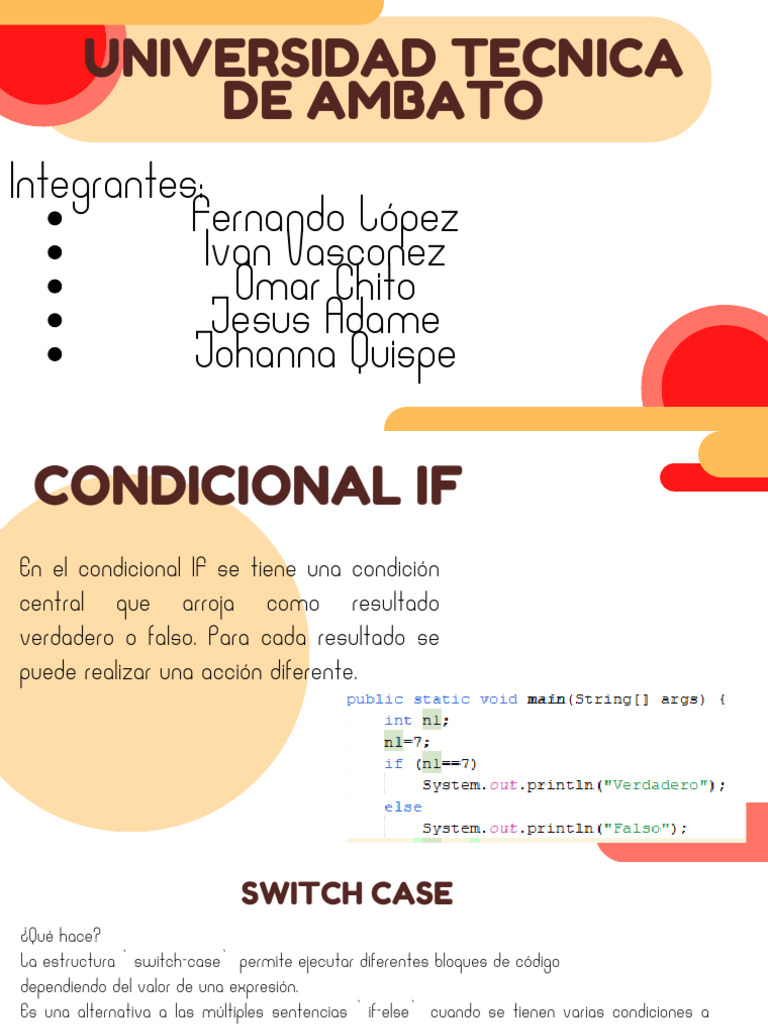 Estructuras de Control en JavaScript | PDF | Desarrollo de software | Ciencias de la Computación