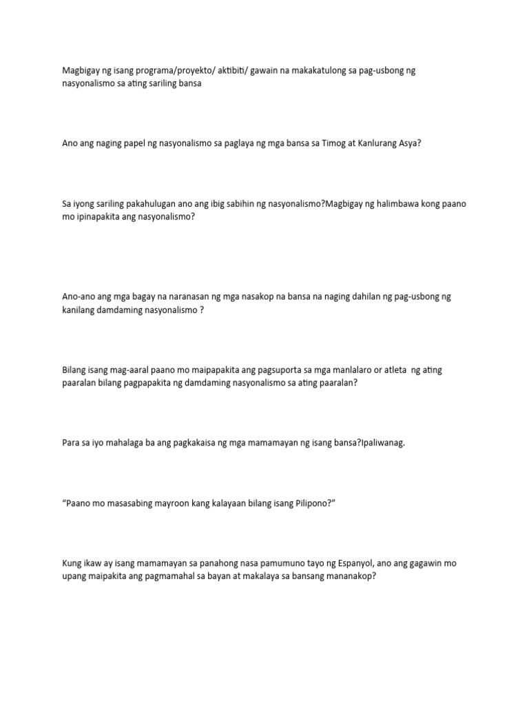 Magbigay NG Isang Programa | PDF