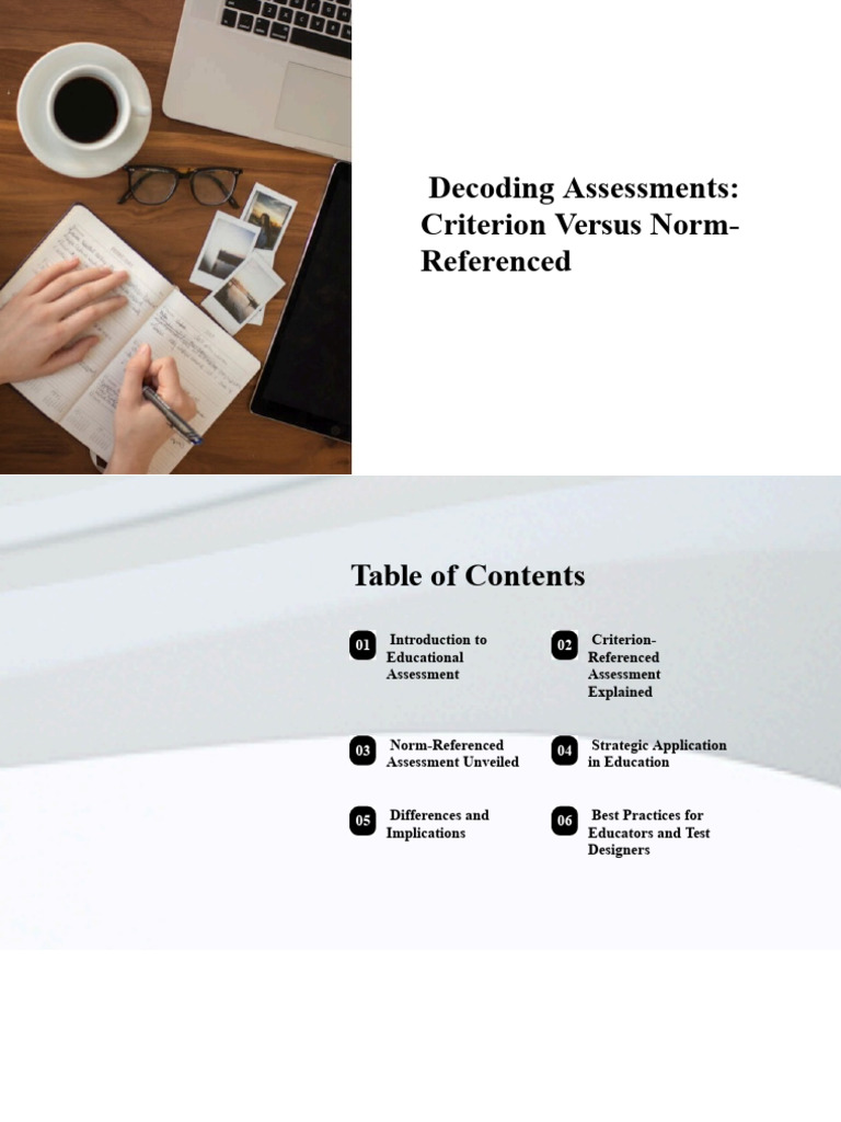 Decoding Assessments - Criterion Versus Norm-Referenced | PDF ...