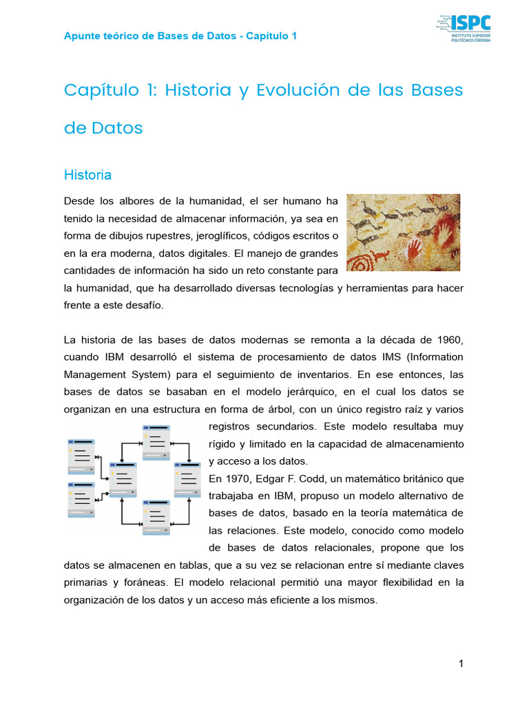 Bases de Datos - Capitulo 1 - Introducción A Las Bases de Datos | PDF ...