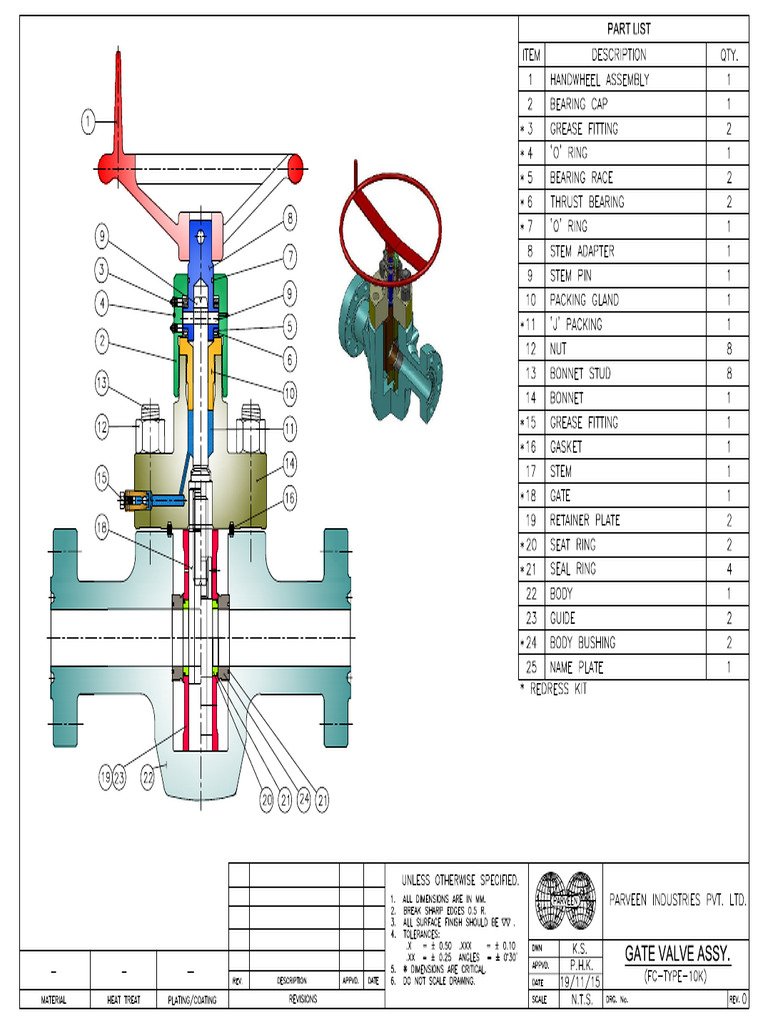 Gate Valve-3.1 16 - 10K | PDF