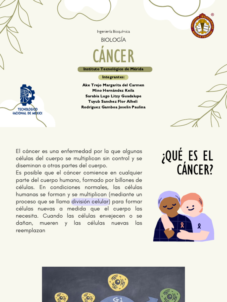 Características y causas del cáncer | PDF | Cáncer | Mutación