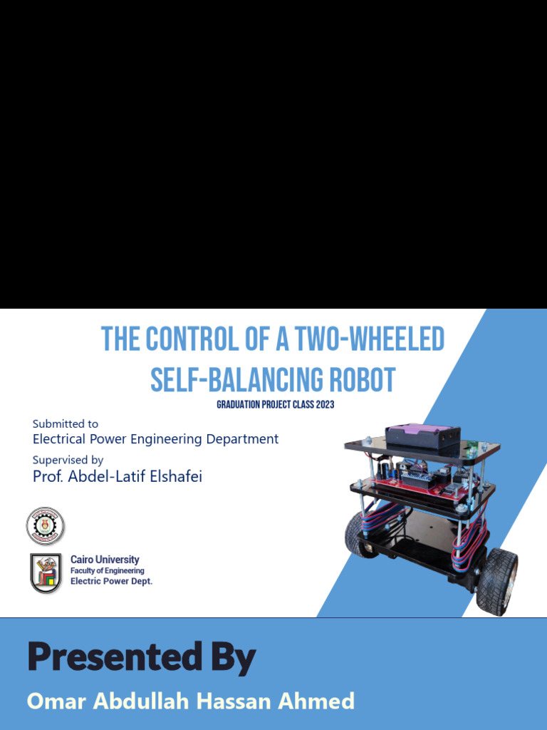 Two-Wheeled Self-Balancing Robot Control | PDF | Control Theory | Center Of Mass