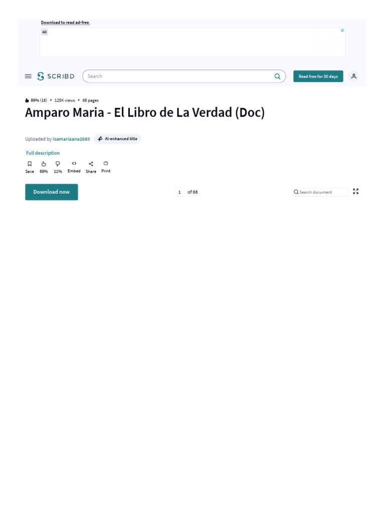 Amparo Maria - El Libro de La Verdad (Doc) _ PDF _ Amor _ Dios | PDF | Scribd | Social ...