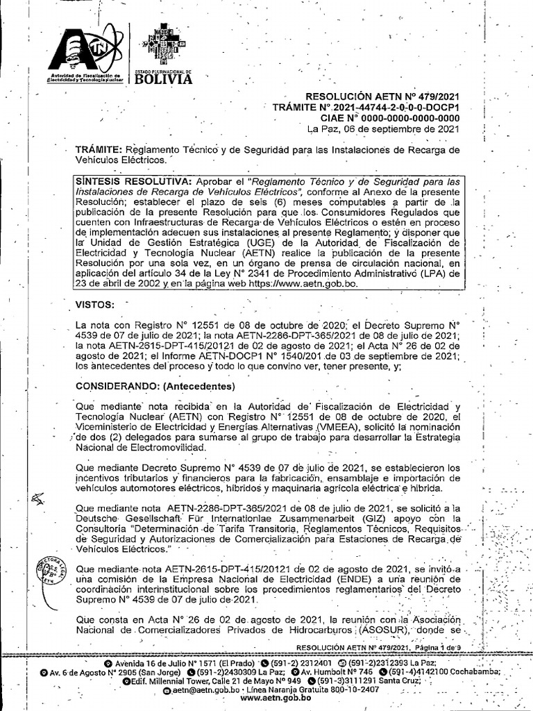 Aetn 479 Reglamento Tecnicodeseguridad Irves | PDF
