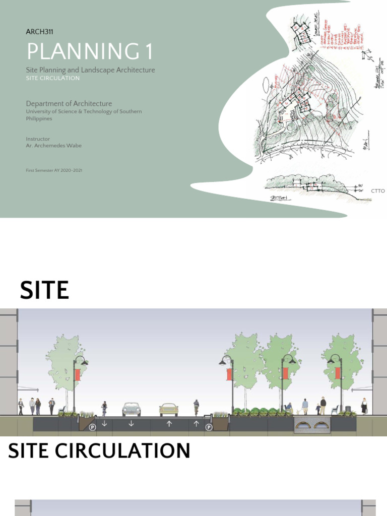 Session 8 (Site Circulation) | PDF | Pedestrian | Traffic