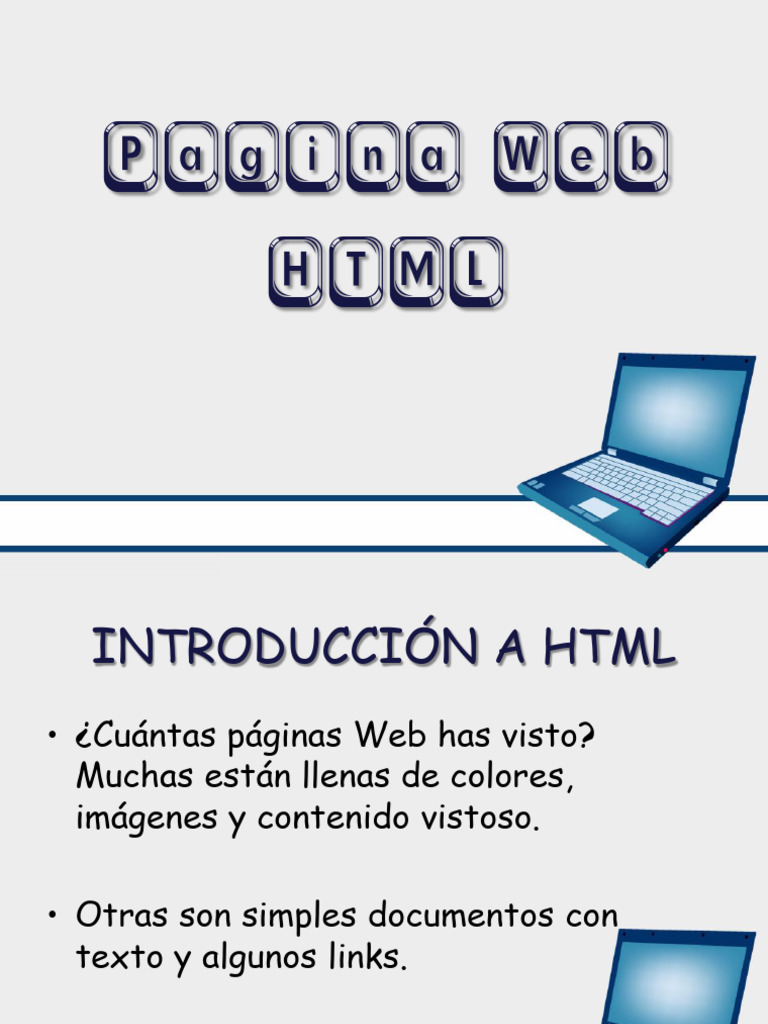 Estructuras y Fundamentos de HTML | PDF | HTML | Red mundial