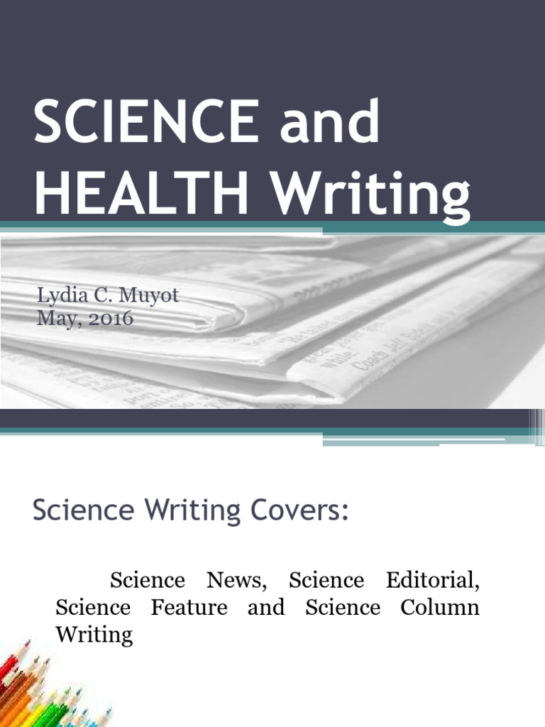 Science and Health Writing Guide | PDF | Science | Jargon