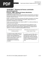 EBS Descripción de Funcionamiento | PDF | Sistema de freno antibloqueo | Presión