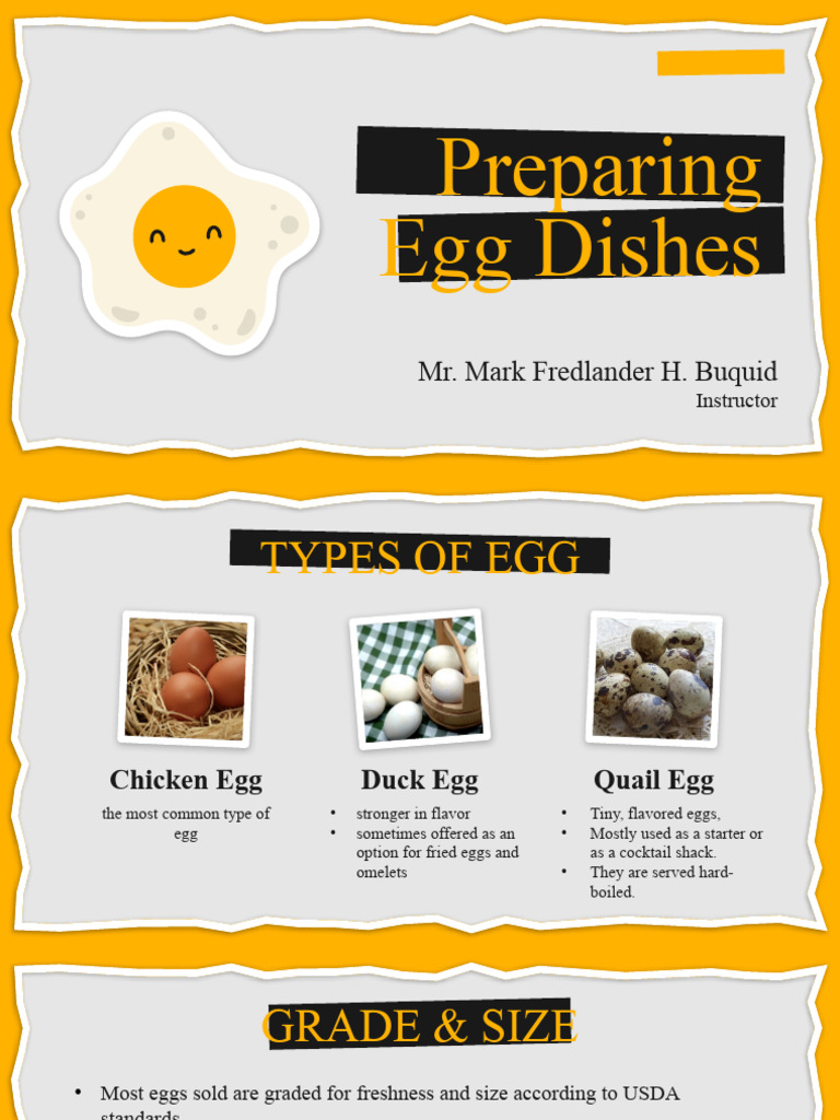 Preparing Egg Dishes | PDF | Yolk | Foods