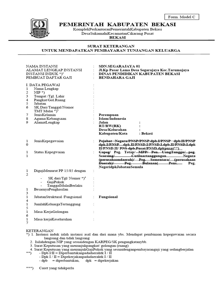 Contoh SKUMPTK | PDF