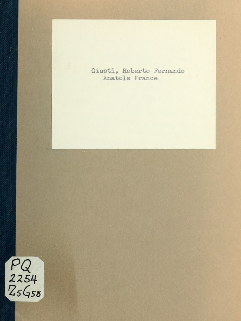 Anatolefranceela 00 Giusuoft | PDF | Asunto Dreyfus | Pablo el apóstol