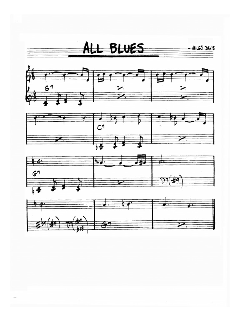 All Blues | PDF