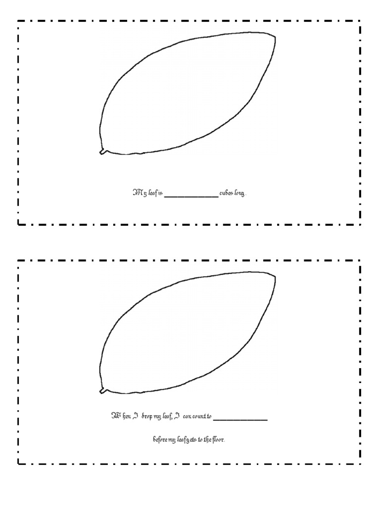 Leaf Measurement and Weight Activity | PDF
