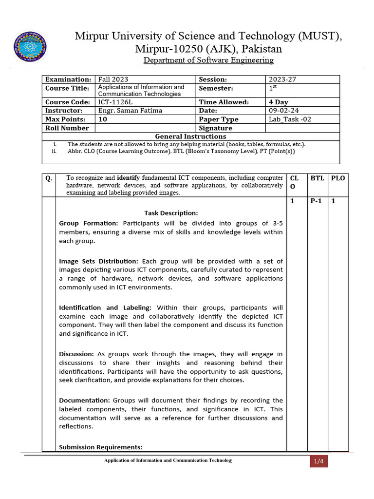 Task 2 CLO 1 | PDF | Educational Technology | Computing Task 2 CLO 1 | PDF | Educational Technology | Computing