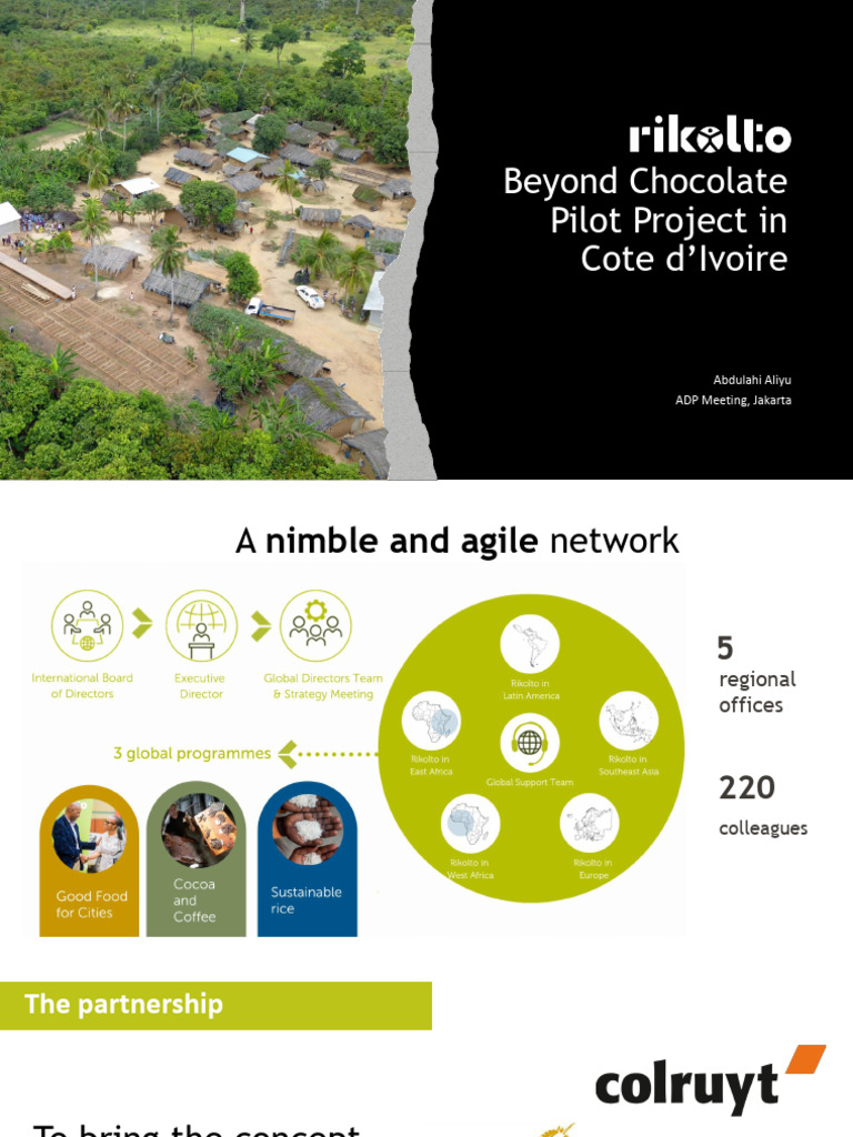 Part 1 - MR Abdulahi Aliyu - Beyond Chocolate, Partnership For A ...