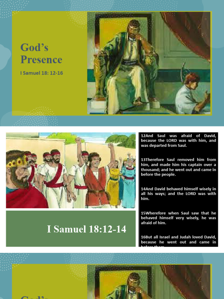 God's Presence | PDF | David | Books Of Samuel