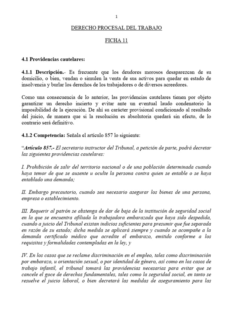 Ficha 11 | PDF | Sentencia (ley) | Demanda judicial