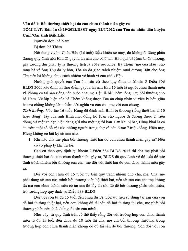 BÀI THẢO LUẬN LẦN 7 - DS2 | PDF