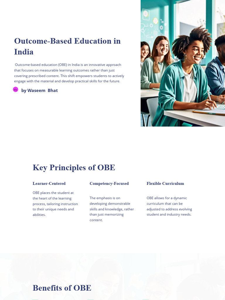 Outcome Based Education in India | PDF | Educational Assessment | Learning