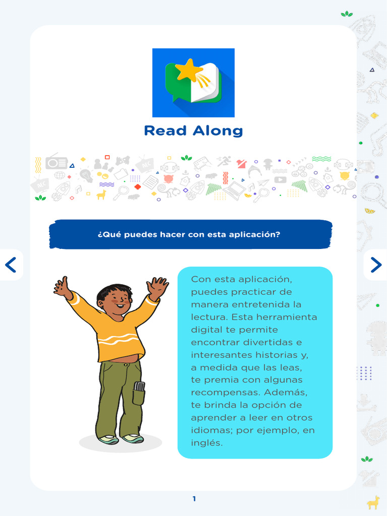 Orientaciones-para-el-uso-de-la-app-Read-Along | PDF
