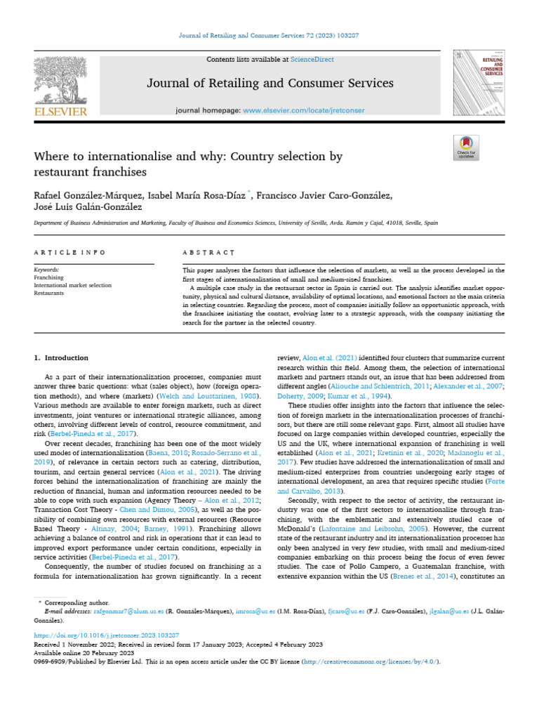 Where to internationalise and why_Country selection by | PDF ...