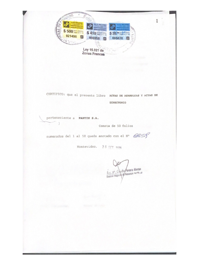 ORIG - LT-253.355 (004) - PABTIN SA - Libro de Actas de Asamblea y ...