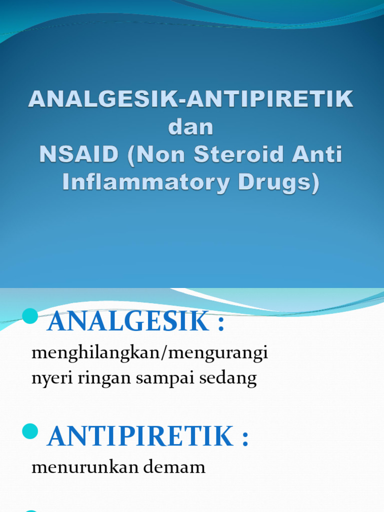 10 Analgesik Antipiretik Nsaid | PDF