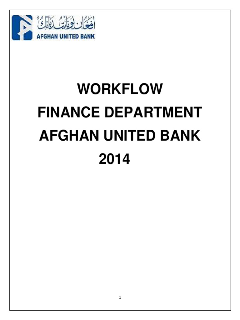 Finance Department Workflow Overview | PDF | Depreciation | Debits And ...